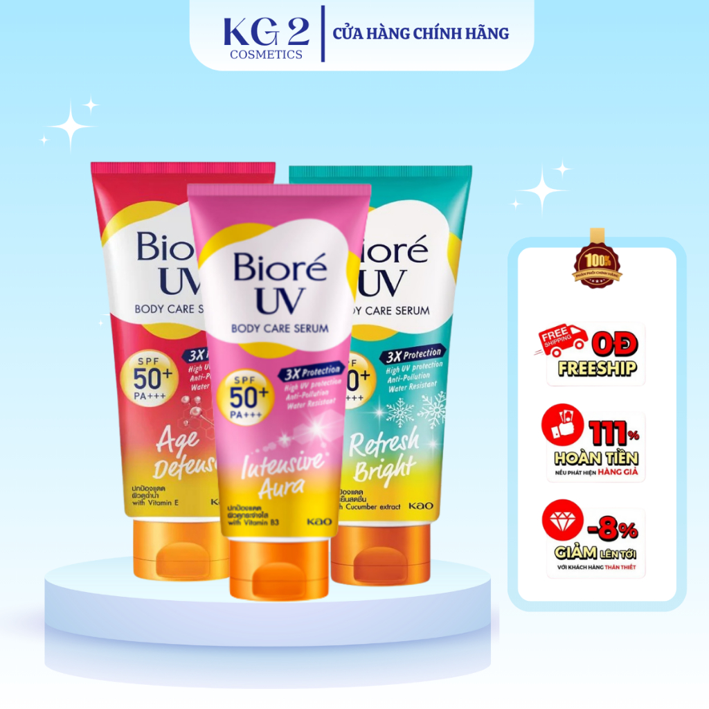 Biore Body Sunscreen Serum SPF50/PA+++ 150ml | Shopee Malaysia