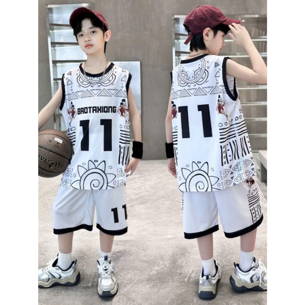 Set of summer clothes for boys 15-45kg model Set 11. Cool and stretchy ...