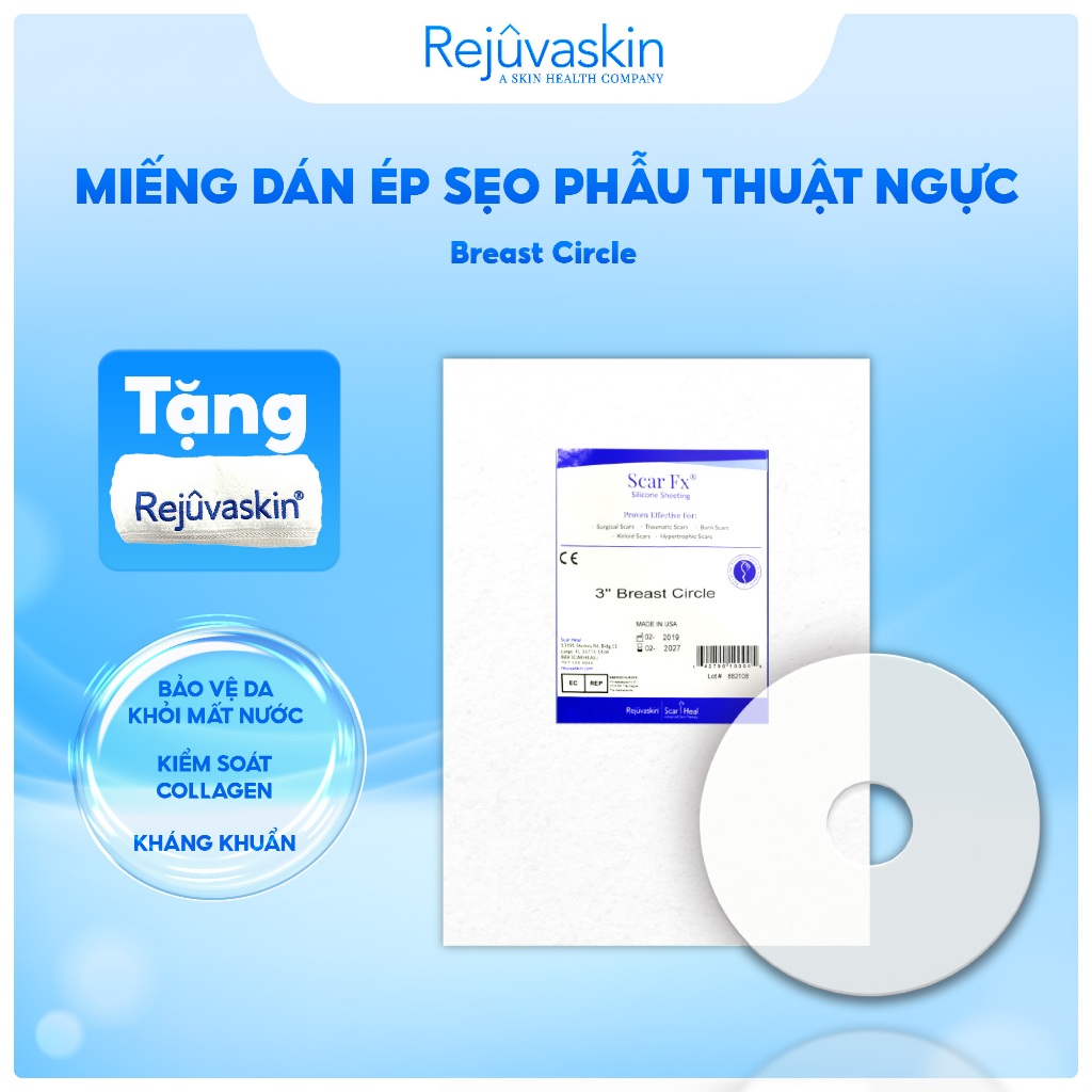 Rejuvaskin Scar FX Breast Circle 3′′ Breast surgery Scar removal and ...