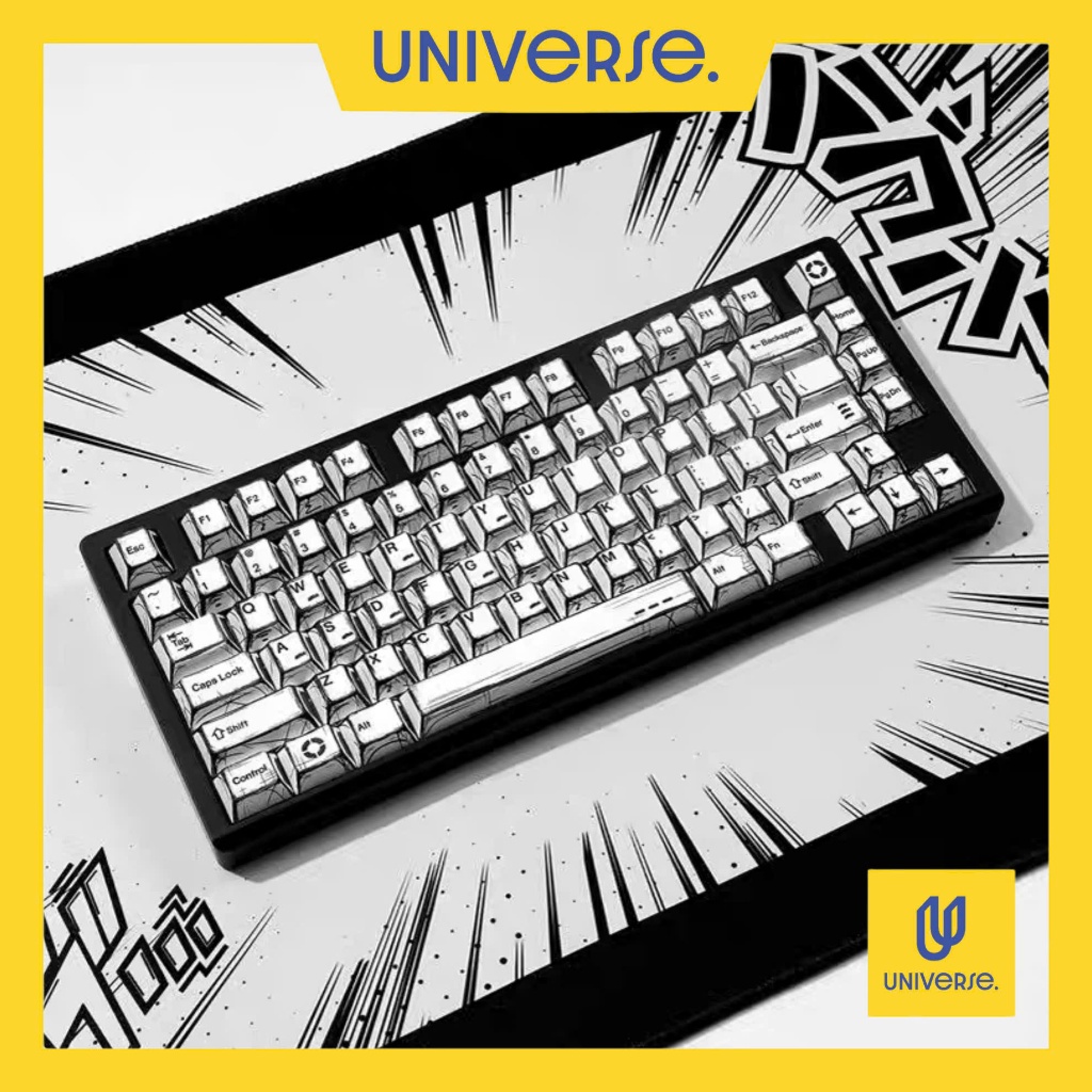 Comic Keycaps | Pbt Cherry Profile comic Keycap 131 keys | Mechanical ...