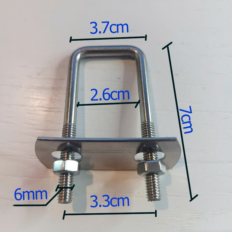 304 Stainless Steel U Clamp Set, 304 Stainless Steel U Shackle, Ulbolt ...
