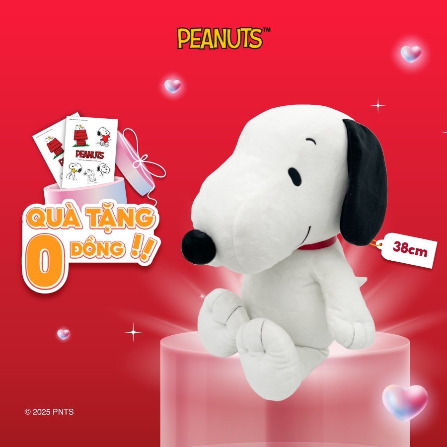 Soft Snoopy teddy bear 38cm tall | Shopee Malaysia