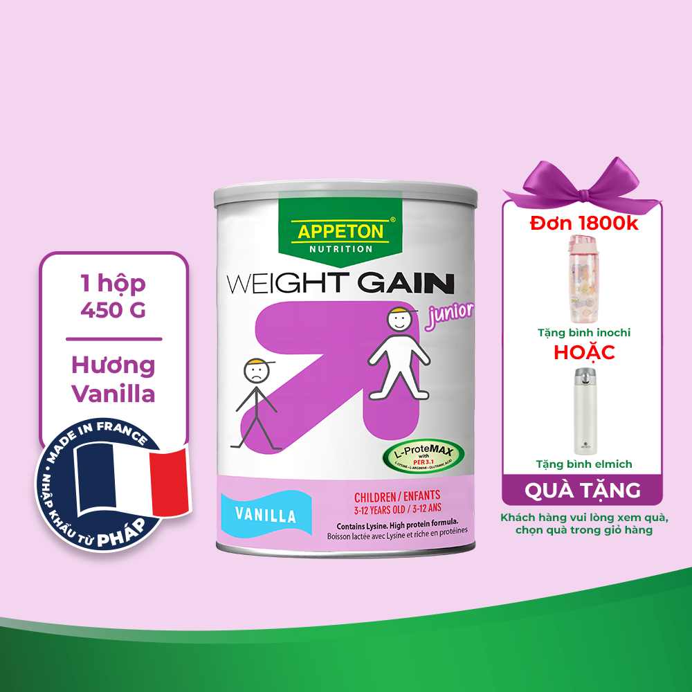 Appeton Weight Gain Junior Milk for Children Vanila flavor 450g ...