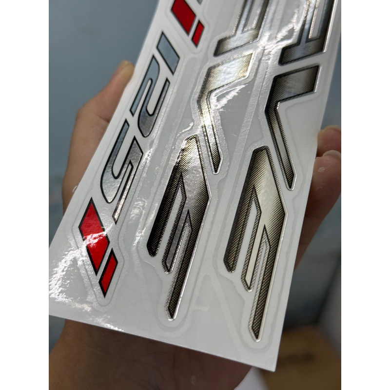 Wave 125i chrome sticker for all car colors for future led, wave 125i ...