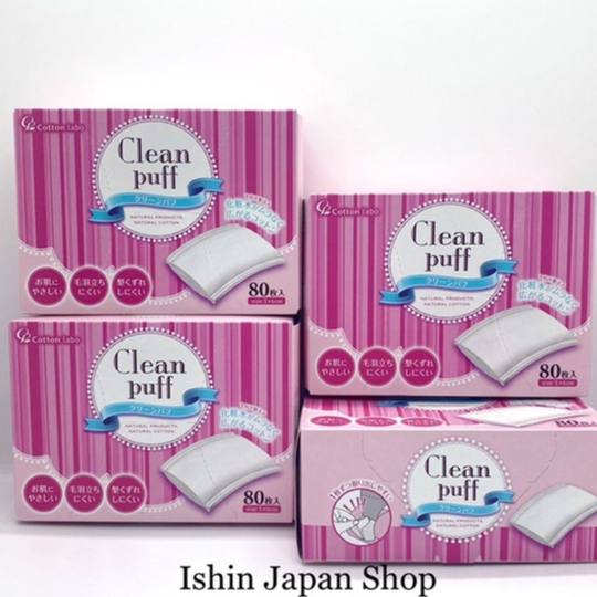 Japanese Clean puff 80 pieces/box | Shopee Malaysia