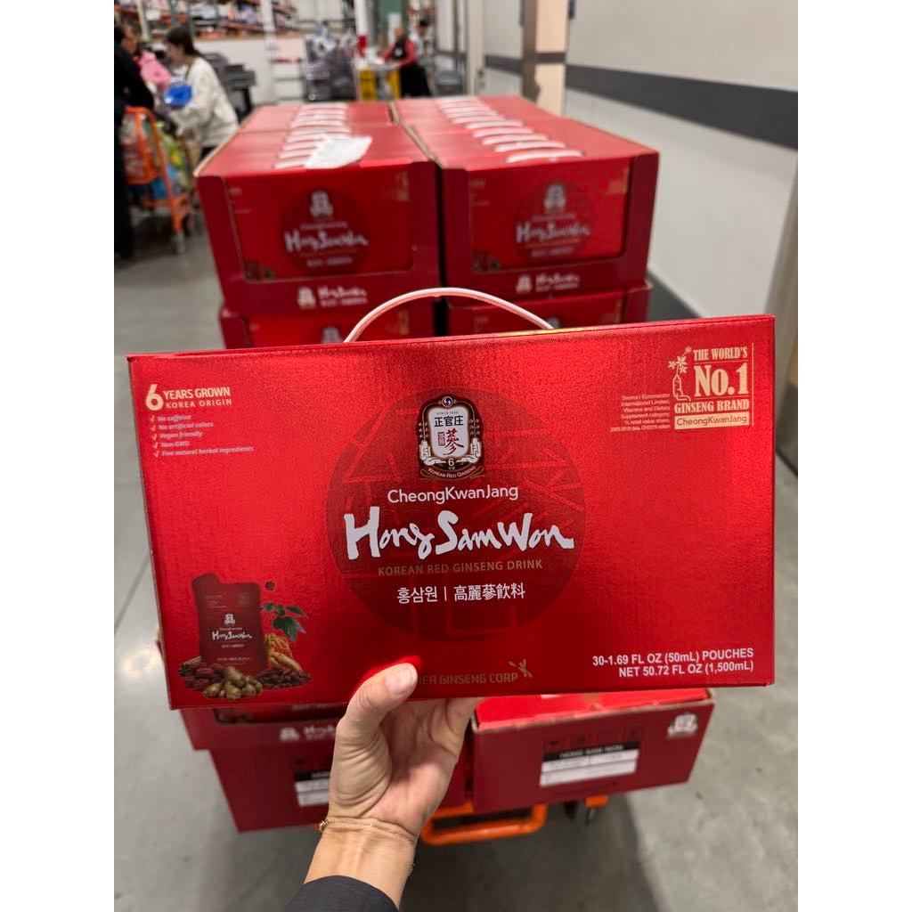 Box of 30 packs of Hong Sam Won 6-year-old Korean Red Ginseng| American ...