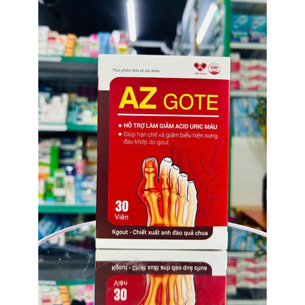 Az GOTE pills (Bottle of 30 pills) - Supports uric acid balance, cares ...