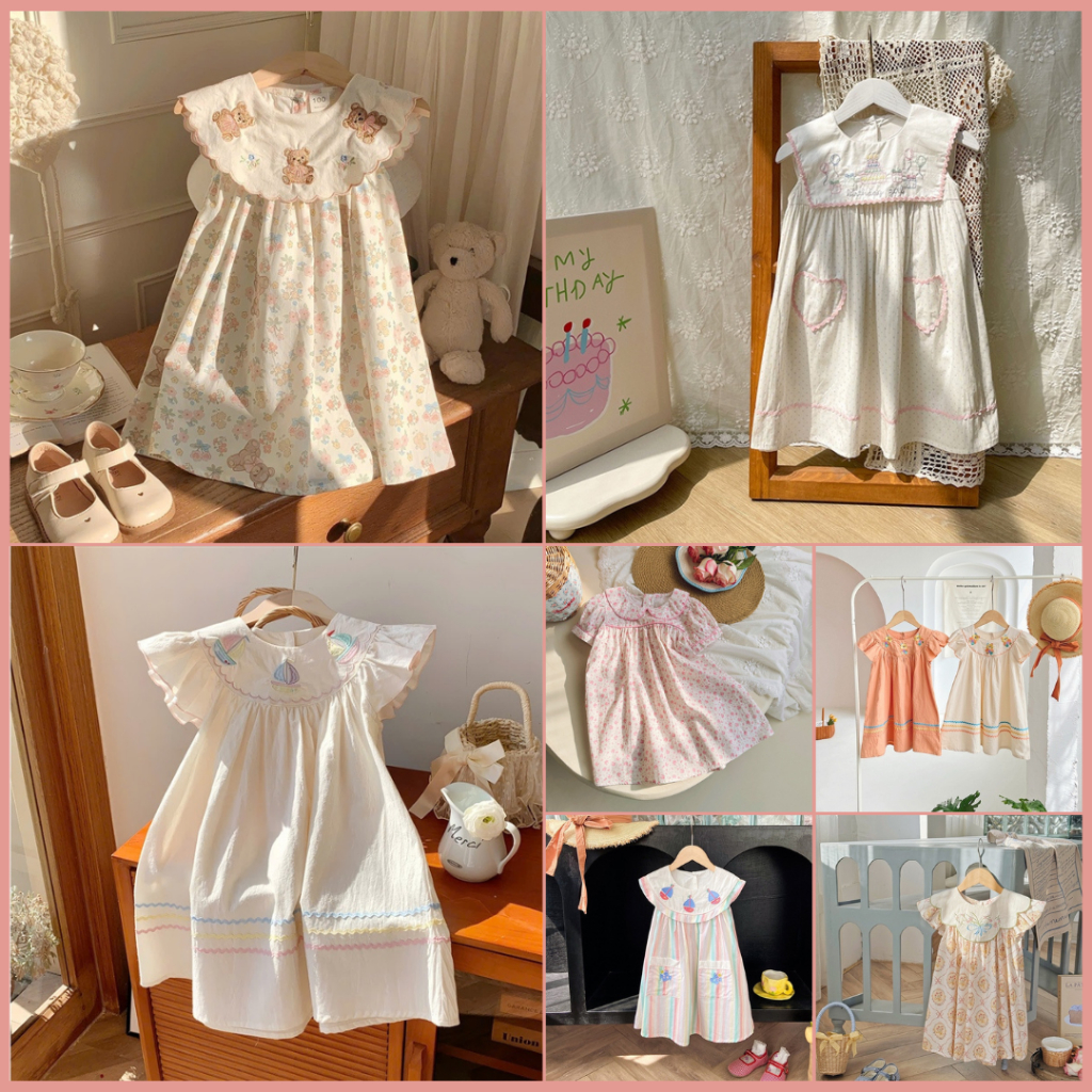 Dudu CREAM summer dress collection with short sleeves, cute, cool ...