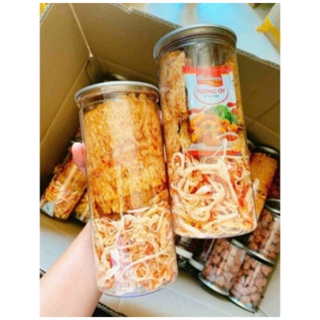 Rolled SQUID + COCONUT STEAMED SQUID (mix 2 flavors pet jar 250g ...
