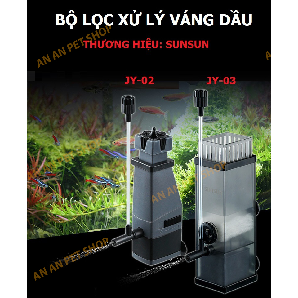 Sunsun JY-02 and JY-03 Aquarium Scum Filter | Scum filter for aquariums ...