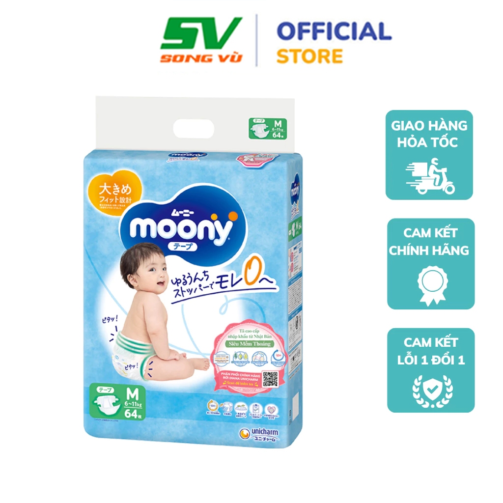 All sizes of Moony Diapers Diapers Diapers Super high quality Blue Moony Blue diapers, all sizes ...