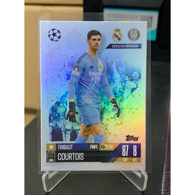 H390 Thibaut Courtois Real Madrid Topps Match Attax 2024/25 Football ...