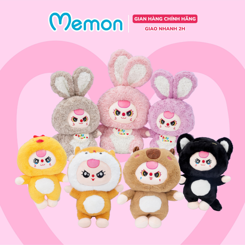 Baby Three V3 Memon teddy bear, premium soft and smooth Baby Three ...
