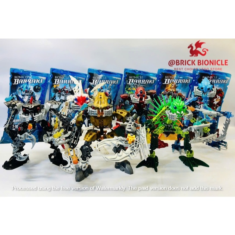 Lego BIONICLE MY - LEGO BIONICLE BARRIAKI ASSEMBLY TOY 8916 - 8917 ...