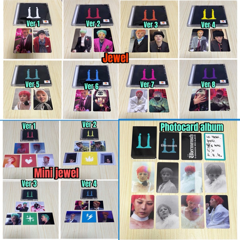 G-DRAGON 3RD ALBUM Collection [Übermensch] | Shopee Malaysia