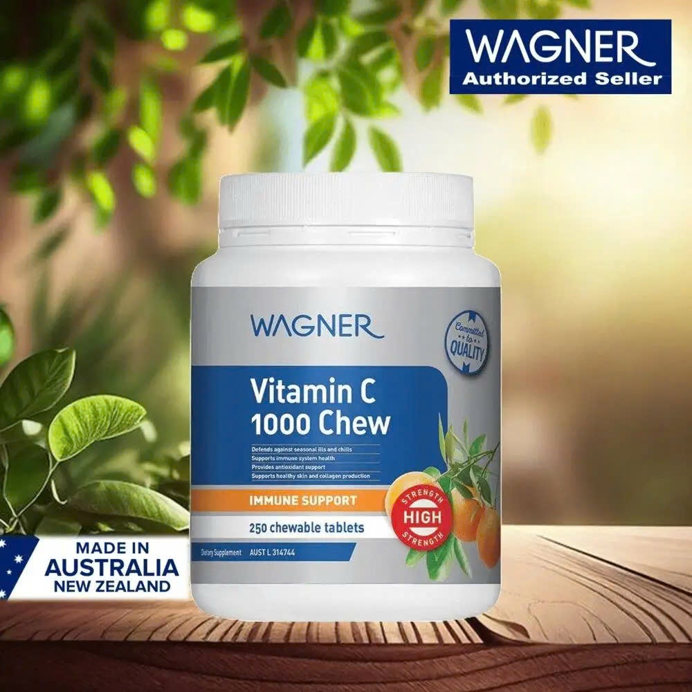 Vitamin C Wagner 1000 Chew Orange Lozenges Box of 250 Tablets | Shopee ...