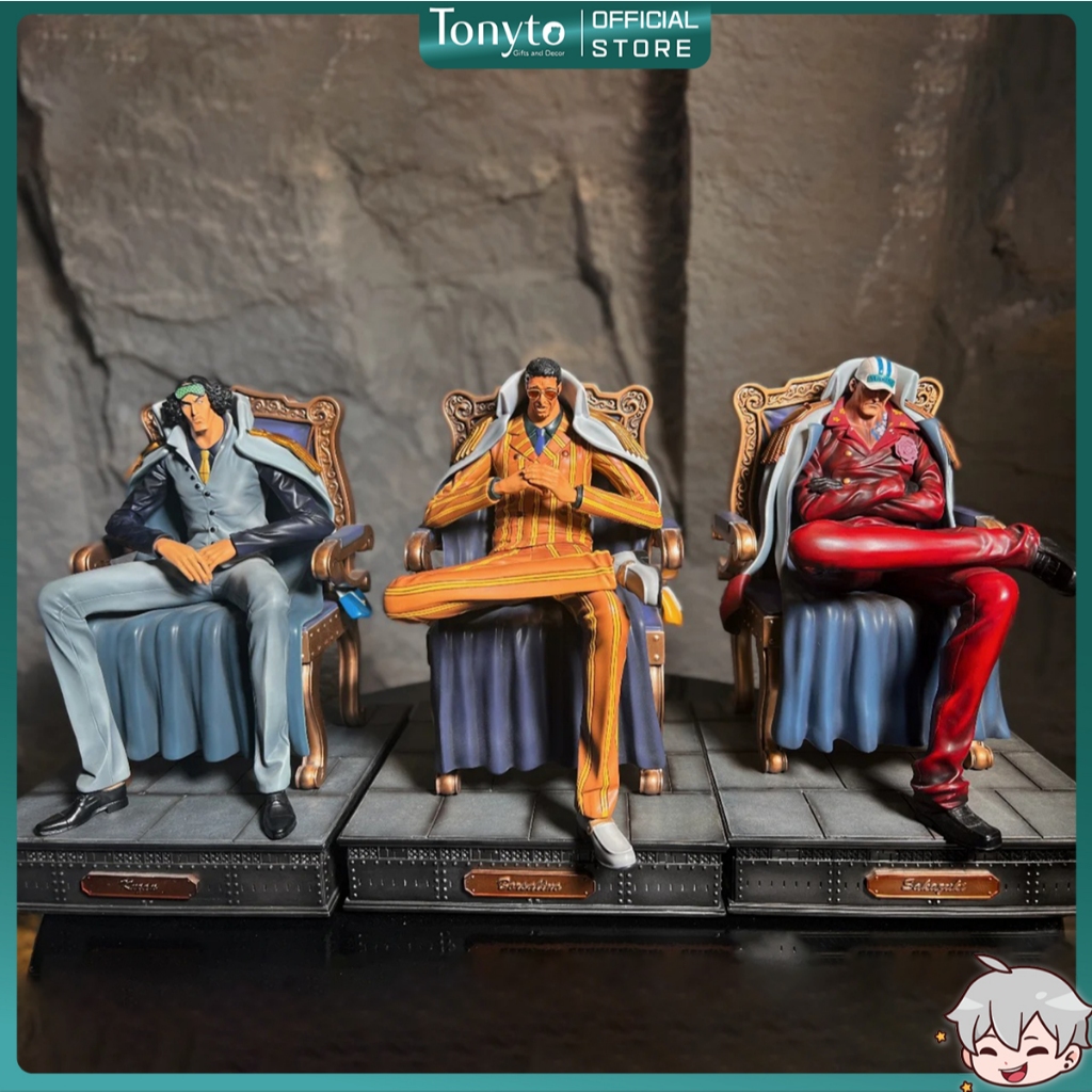 One Piece Models of Navy Admiral Kuzan, Borsalino, Sakazuki Super Cool ...