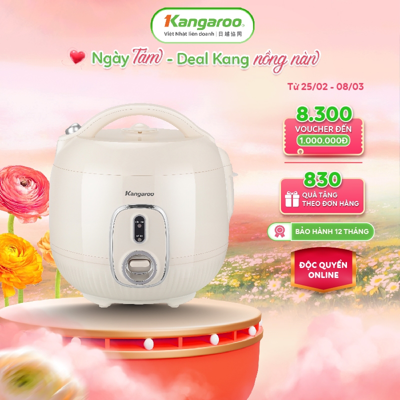 [EXCLUSIVE] Kangaroo rice cooker 1 liter KGRC10M1BE | Shopee Malaysia