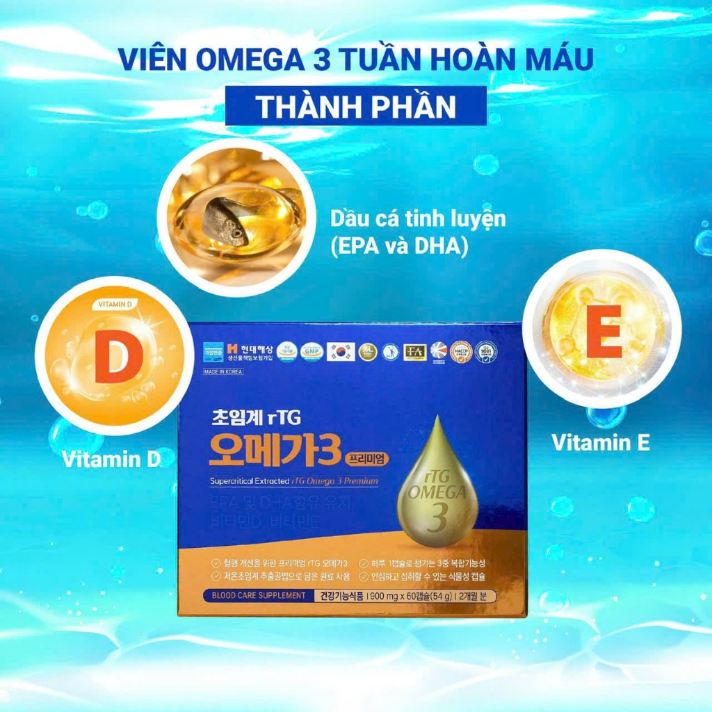 [NEW Product] OMEGA 3 WEEKS OF HANMI BLOOD CIRCULATION PILLS. Box of 60 Tablets | Shopee Malaysia