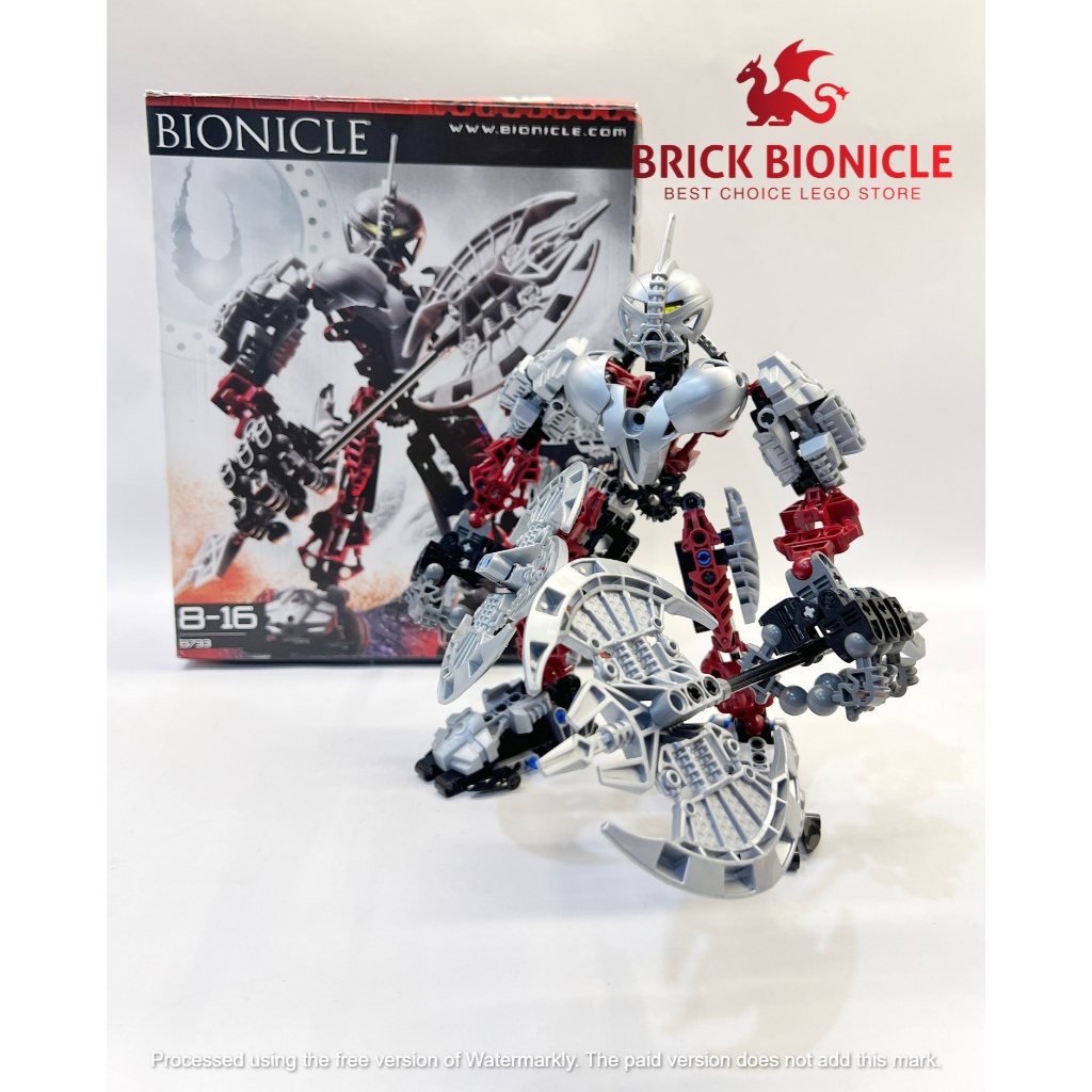 LEGO BIONICLE AUTH MA - BIONICLE ASSEMBLY TOY - 8733 AXONN | Shopee ...