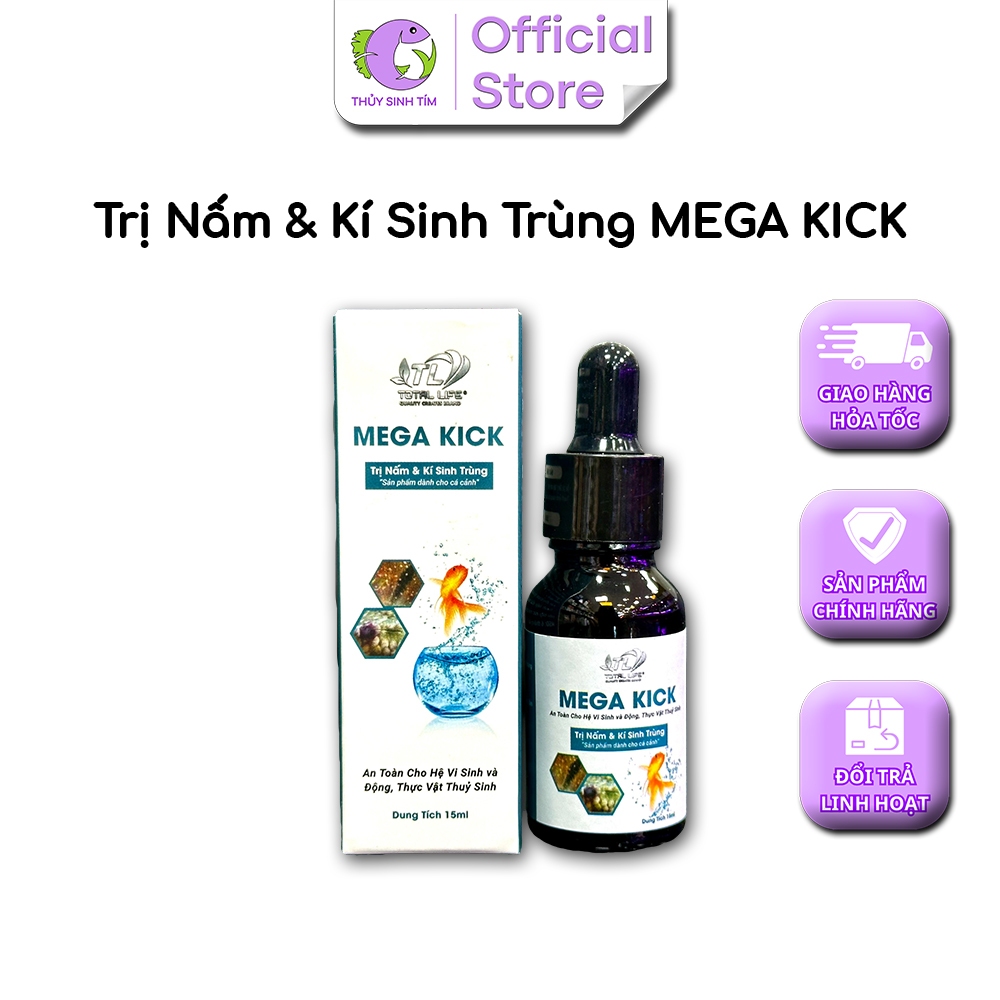 Mega Kick - Antifungal and Parasite Treatment Solution for Aquarium Fish | Shopee Malaysia