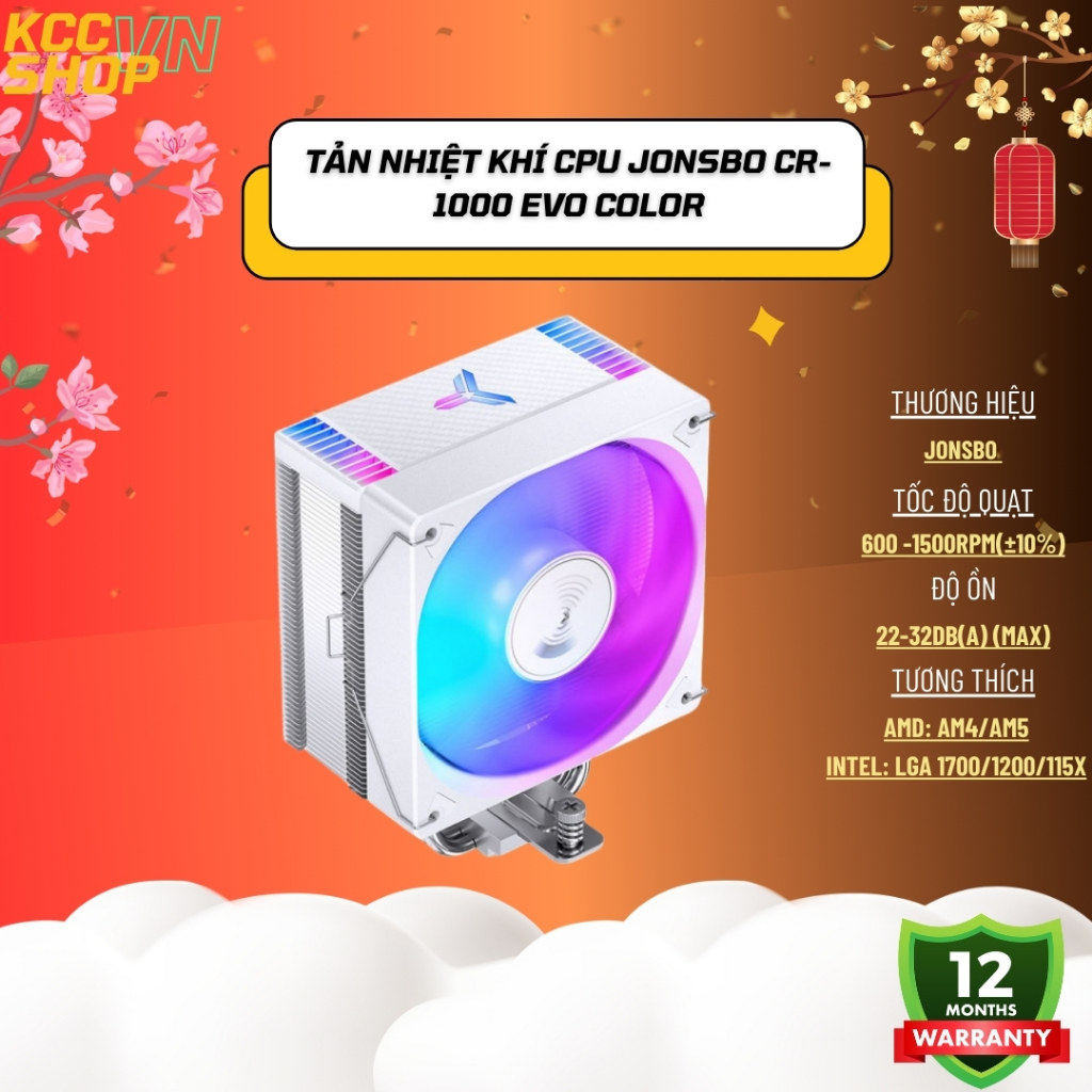Jonsbo CR-1000 EVO Color CPU air cooler - | Shopee Malaysia