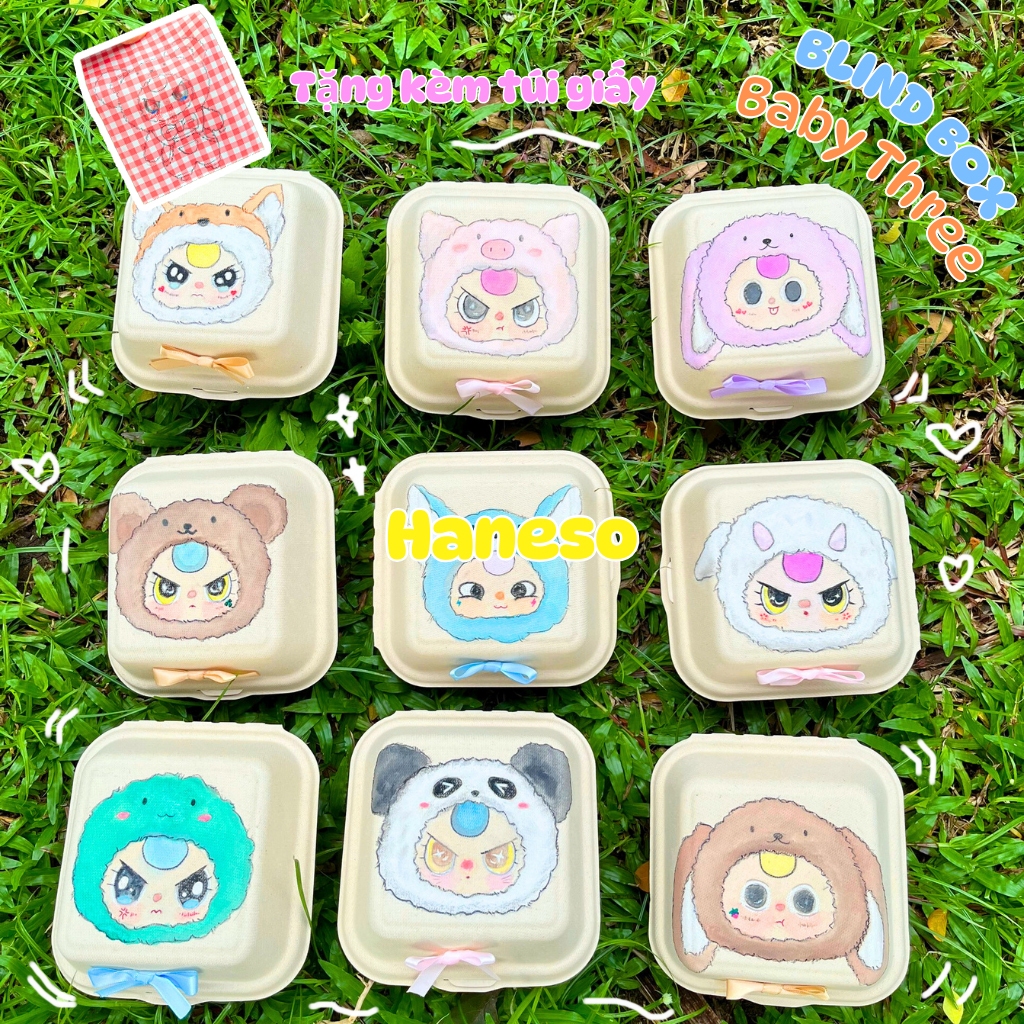 Haneso Blind Box Comes with Paper Bag Blind Box Stuffed Animals Baby ...