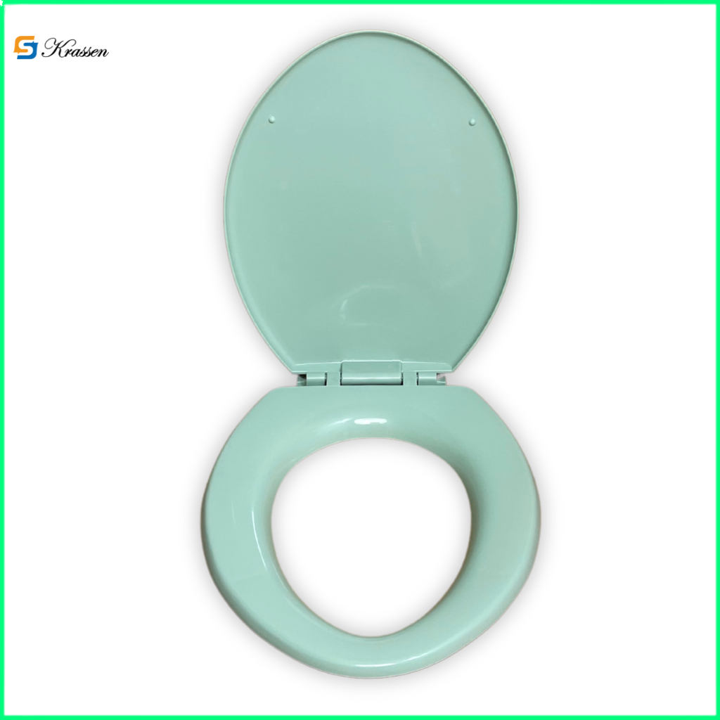 Ks.11 Blue quick-falling toilet lid, high-quality PP plastic covers the ...