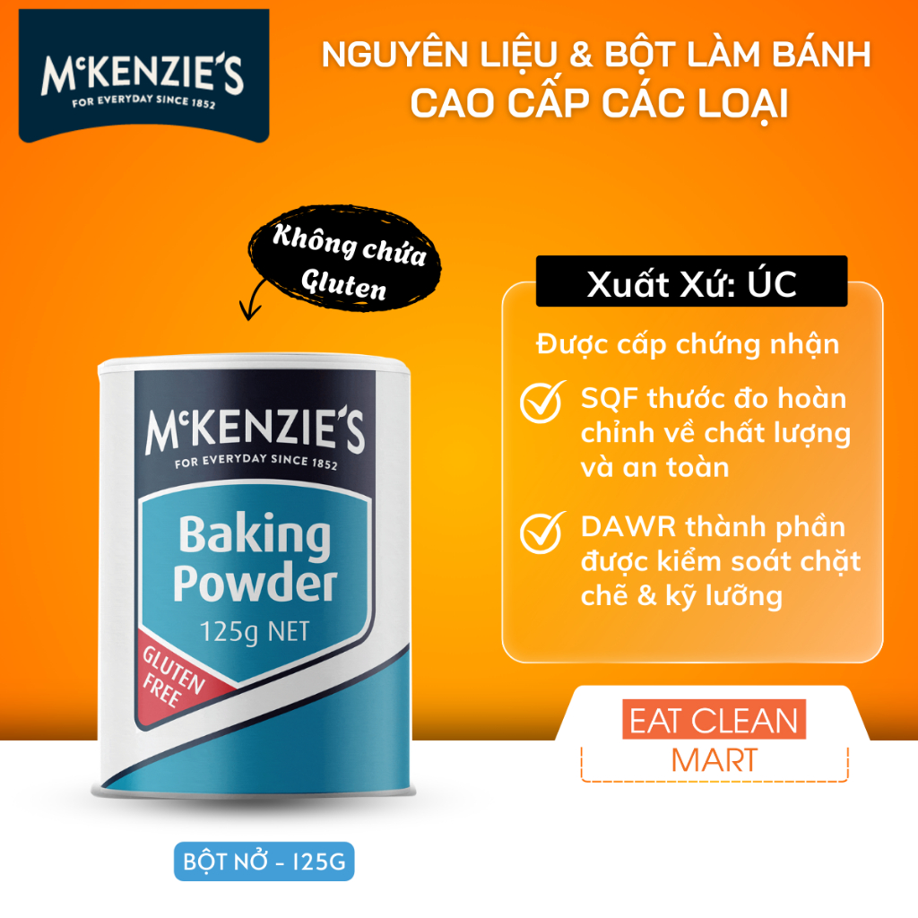 Mckenzie's Australian Imported Baking powder Box 125g | Shopee Malaysia