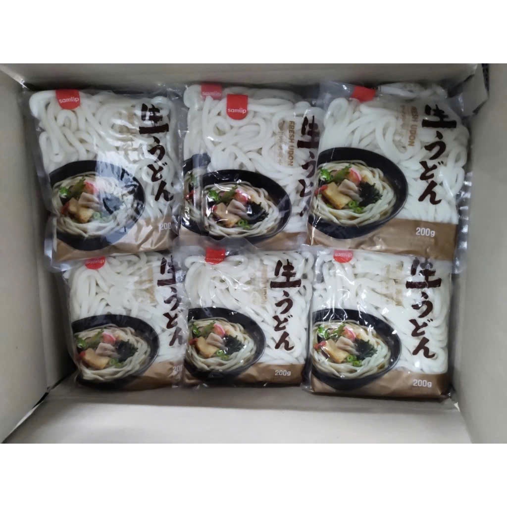 Box OF 30 PACKAGES OF FRESH KOREAN UDON NOODLES - 삼립 생 우동 | Shopee Malaysia