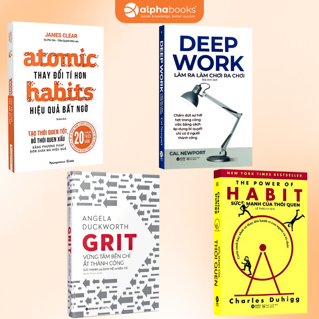 Habit Training Book Set & Personal Development: Deep Work + The Power ...