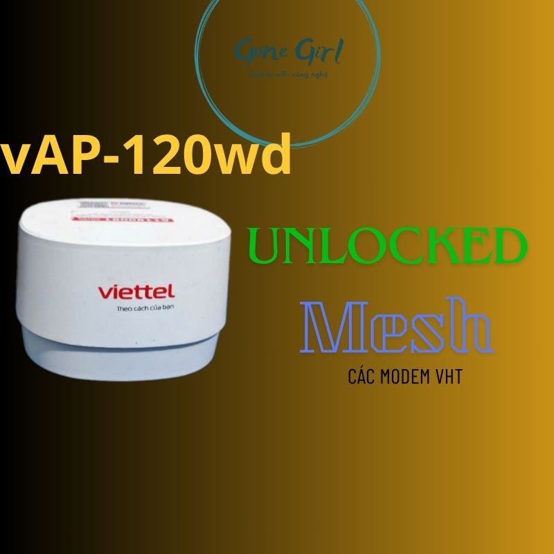 (Unlocked, Old product) Mesh Viettel VHT vAP-120wd, AC1200, unlocked ...