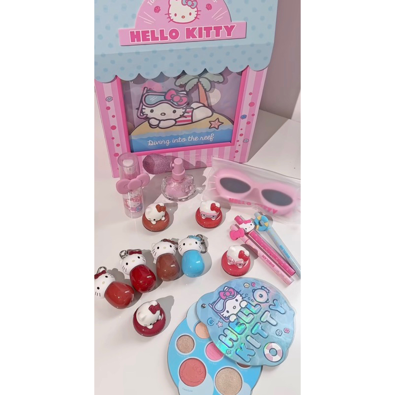 Full Set Hello Kitty Makeup Set | Shopee Malaysia