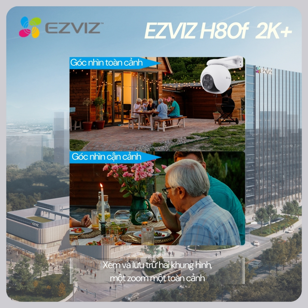 Ezviz H80F 4MP Wifi Camera | H8x 4MP Super Sharp, 360 Degree Rotation ...