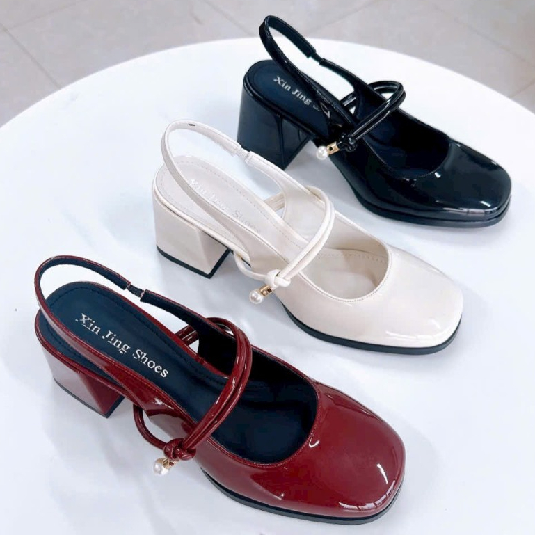 New Model 7 Inch Women's High Heels Made of Soft Leather Size 35 - 39 ...