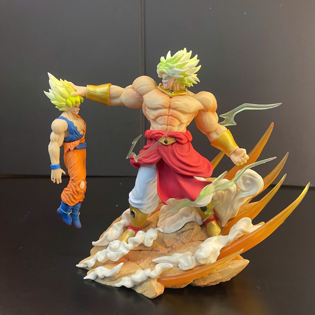 [20CM] Goku BROLY HAIR FILLED CHARACTER MODEL, EFFECT INCLUDED, ANIME ...