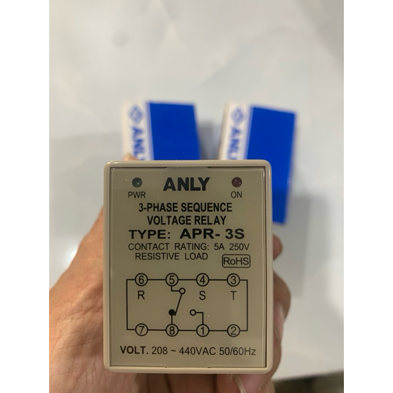 Anly 3-PHASE VOLTAGE RELAY Water Level RELAY | Shopee Malaysia