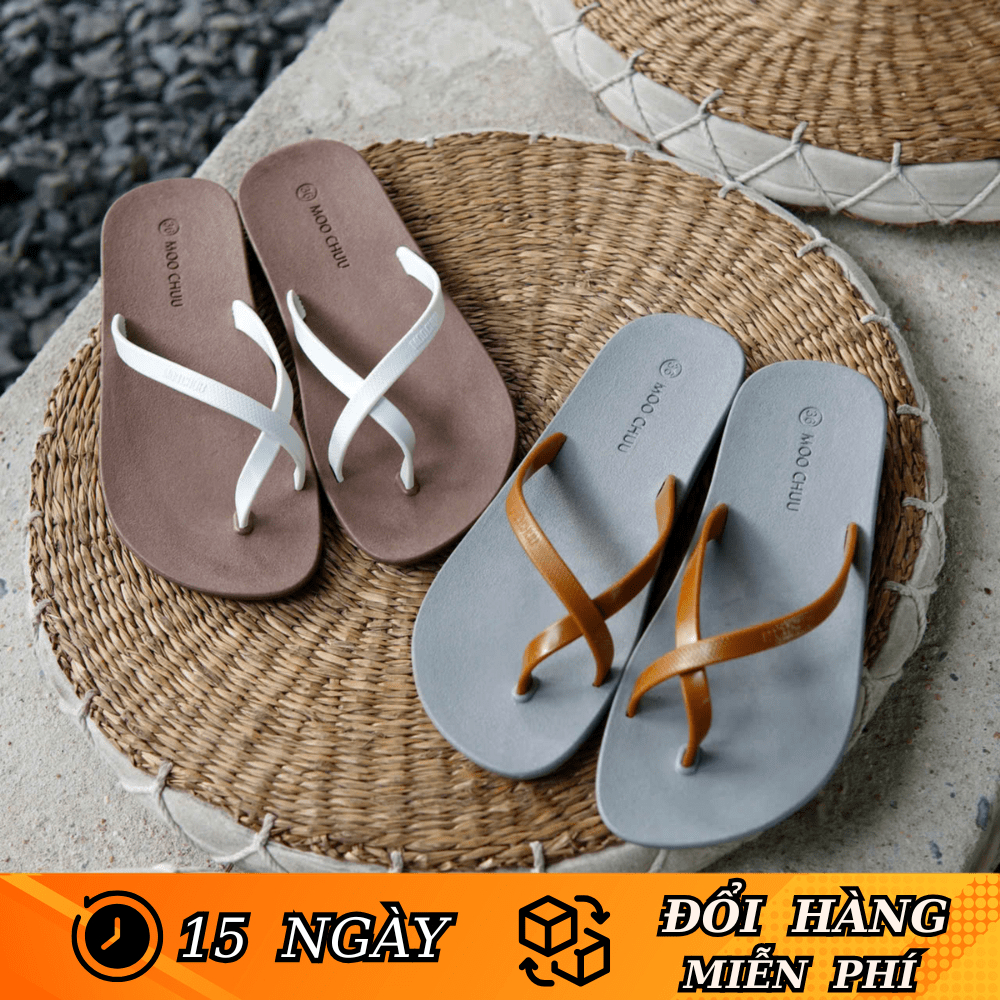 MOOCHUU ALPHA Women's Thai Flip-flops (WIDE FORM) Genuine Feminine ...