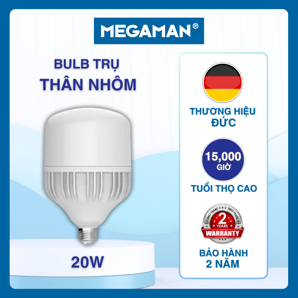 Genuine GERMANY - BH MEGAMAN LG Aluminum Body Led Bulb250200 20w Yellow ...