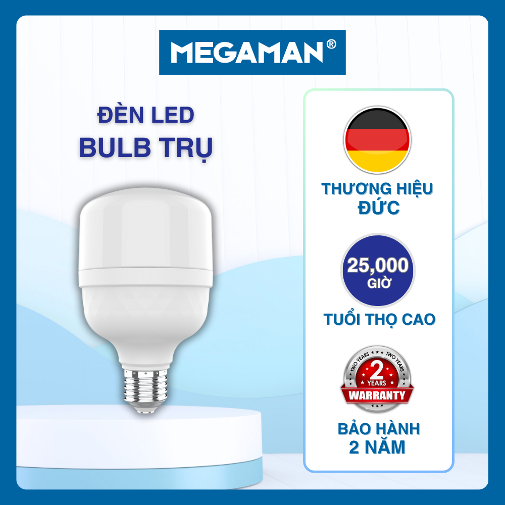 Genuine GERMANY - MEGAMAN Plastic Pillar Led Bulb, moisture-proof ...