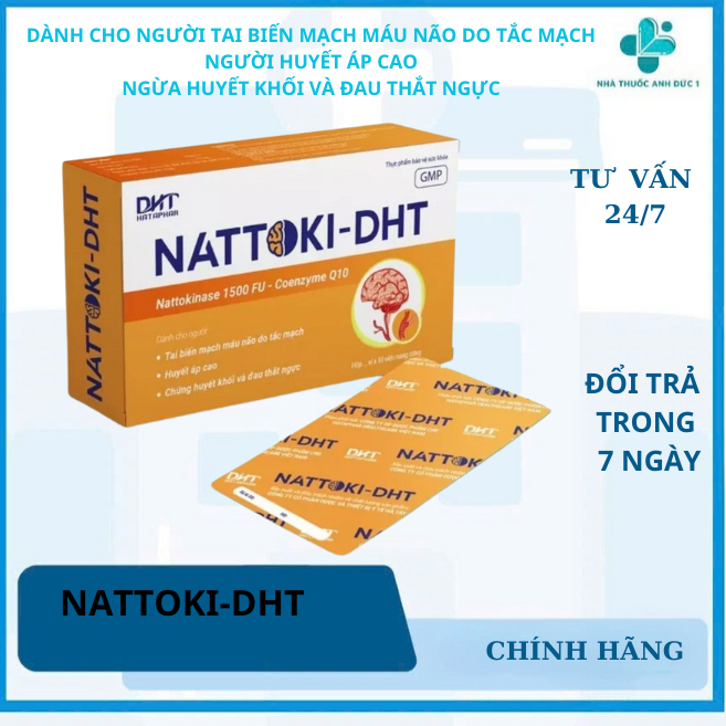 Nattoki DHT - Supports Reducing the Risk of Stroke Due to Embolism ...