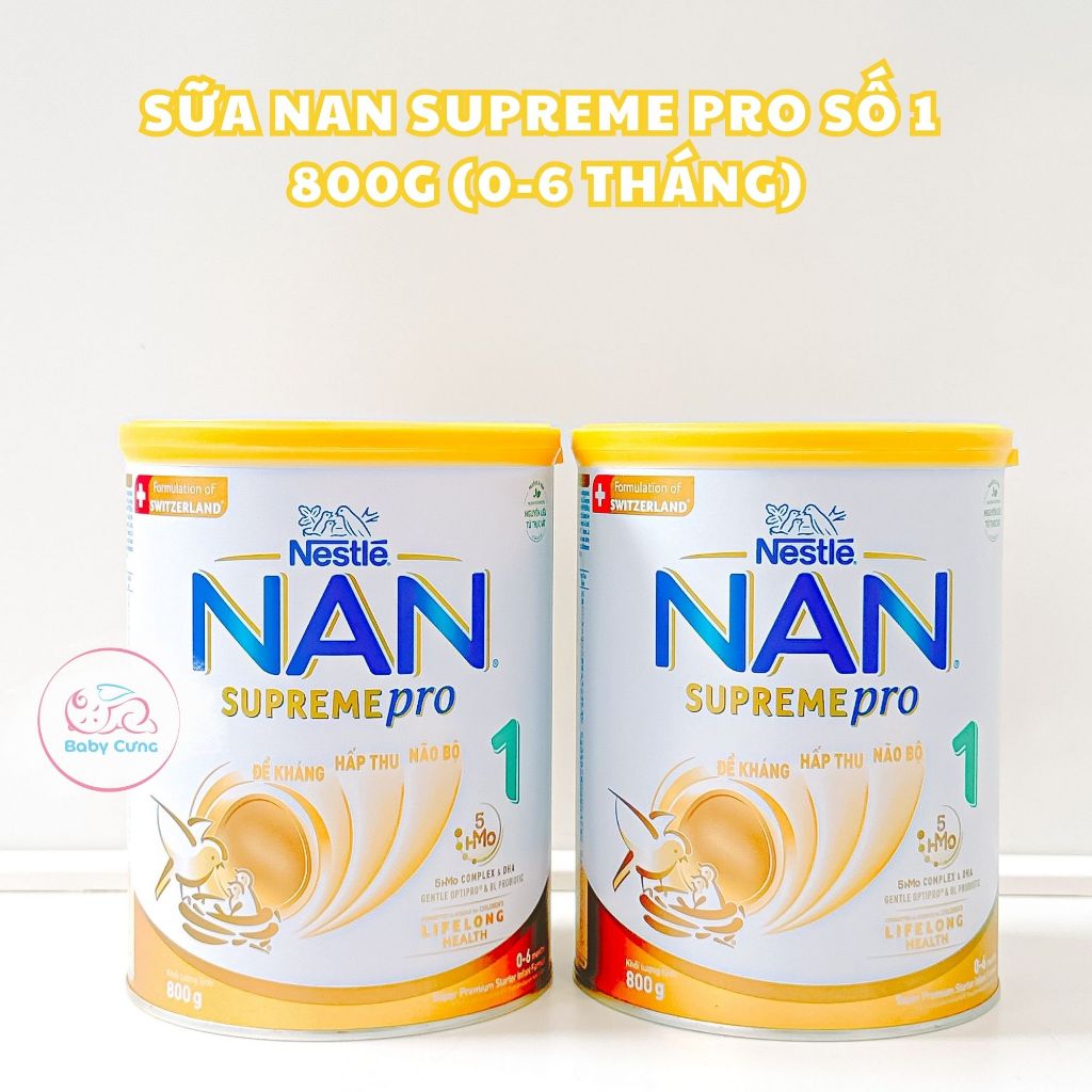 Nan Supreme Pro formula milk No. 1 for newborns allergic to cow's milk ...