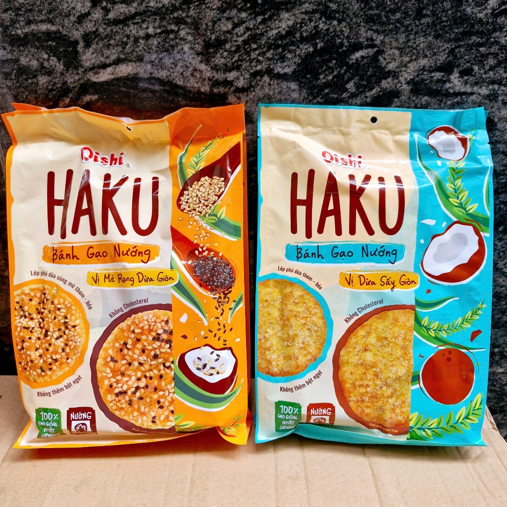 HaKu Oishi Crispy Coconut Flavored Grilled Rice Cakes/HaKu Oishi ...
