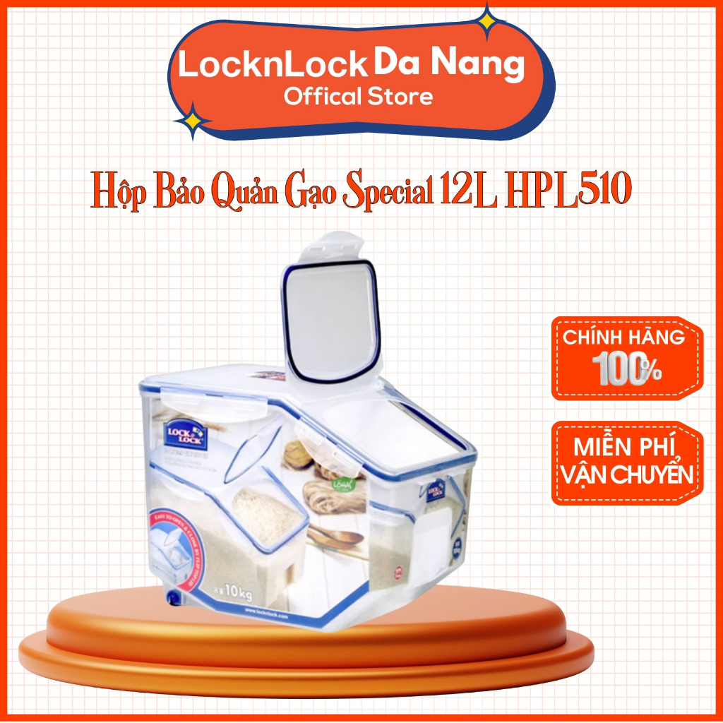 Lock&lock rice cereal container 8kg HPL530W,12 liters/10kg HPL510 ...