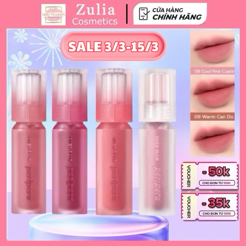 Peripera Over BLUR TINT Matte Lipstick, smooth, long-lasting velvet ...