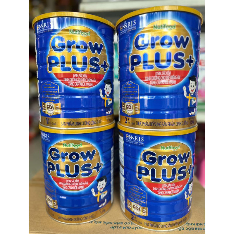 Growplus+ GREEN 1+/2+ Powdered Milk 1.5kg WEIGHT GAIN | Shopee Malaysia