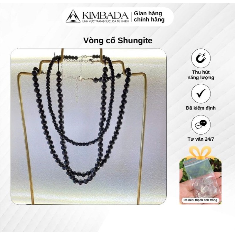 Shungite necklace prevents 5G electromagnetic radiation, protective ...