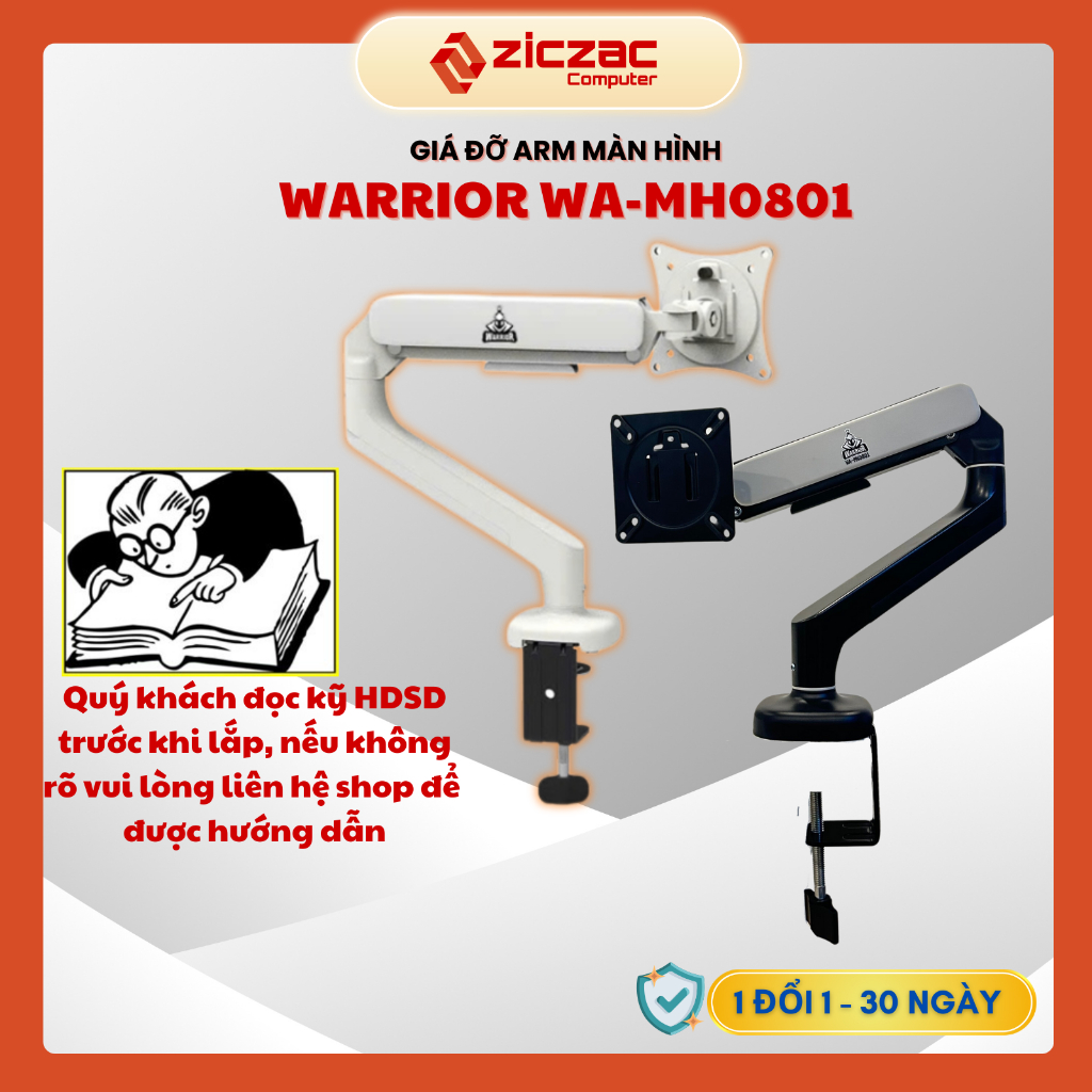 Edra EMA7302 monitor arm bracket | Nb F80 I Warrior WA MH0801 VESA ...