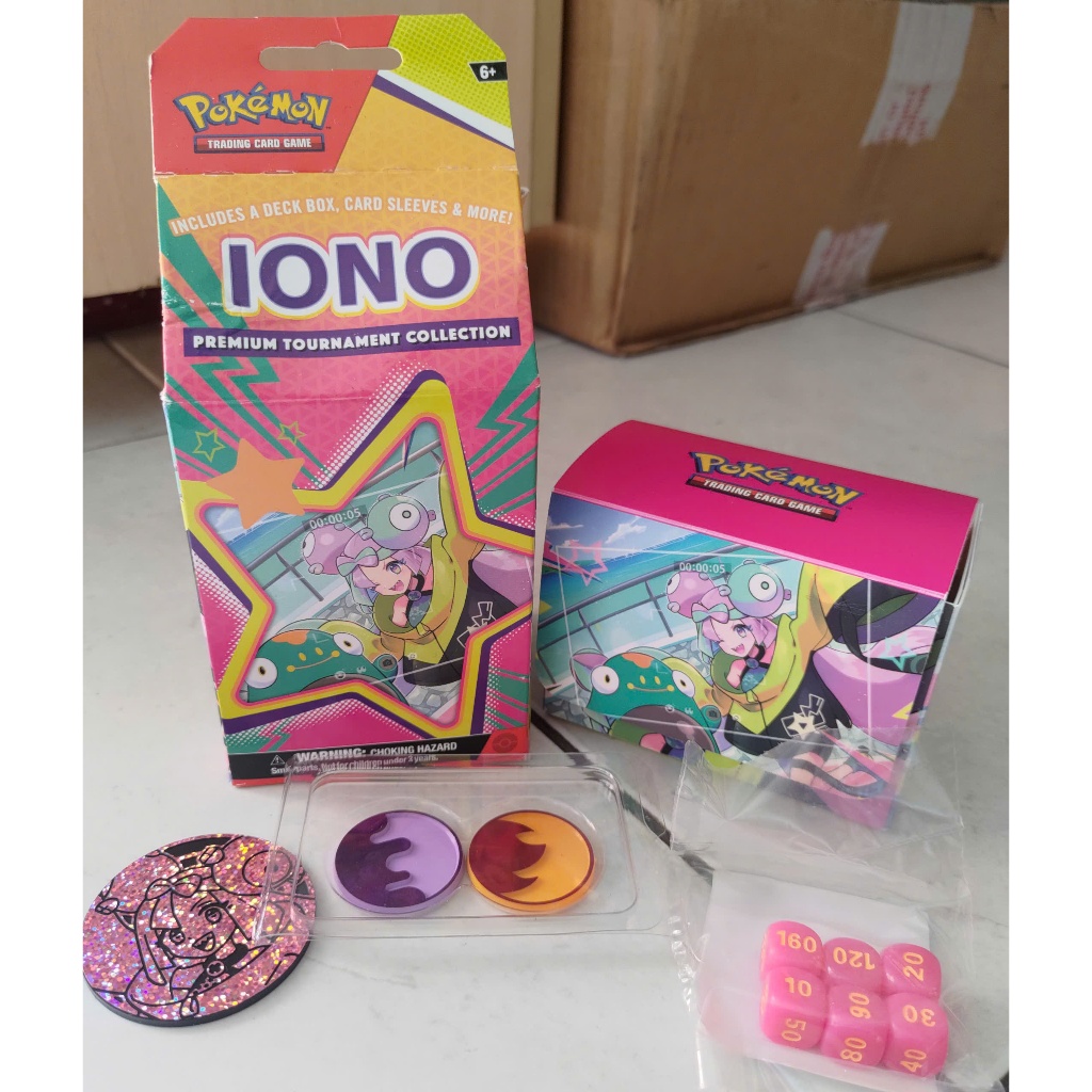 [KW2 Pokemon] [EN] Empty Deck Box Iono Premium Tournament Collection ...