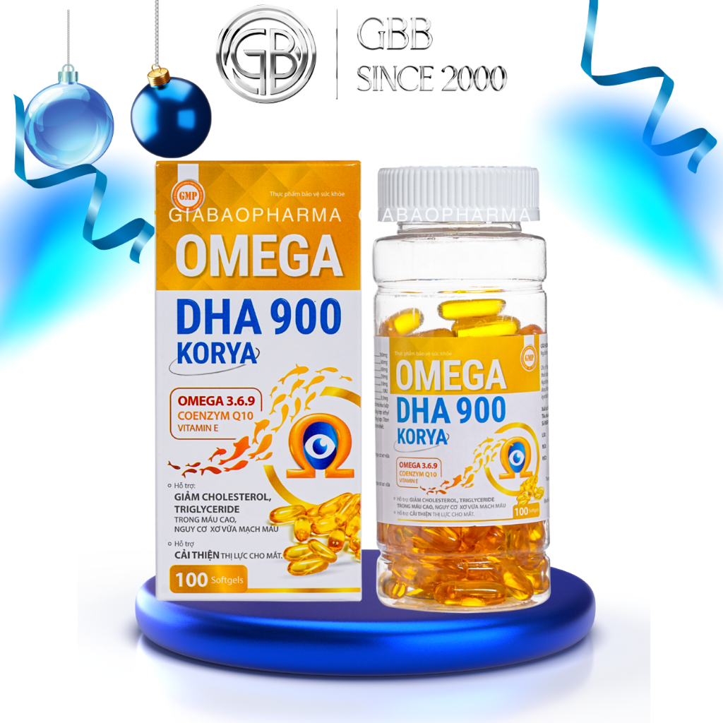 Omega 369 DHA Korya pills support eye, brain, and cardiovascular health ...